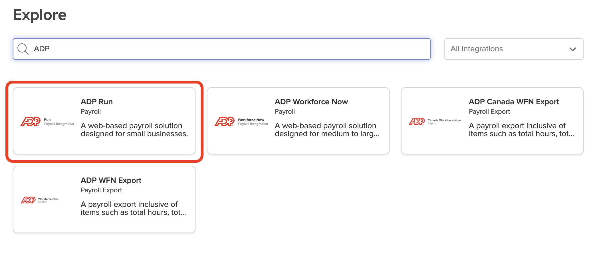 ADP Run (US) Integration – 7shifts
