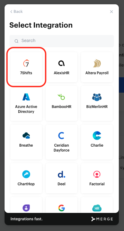 Merge Api 7shifts