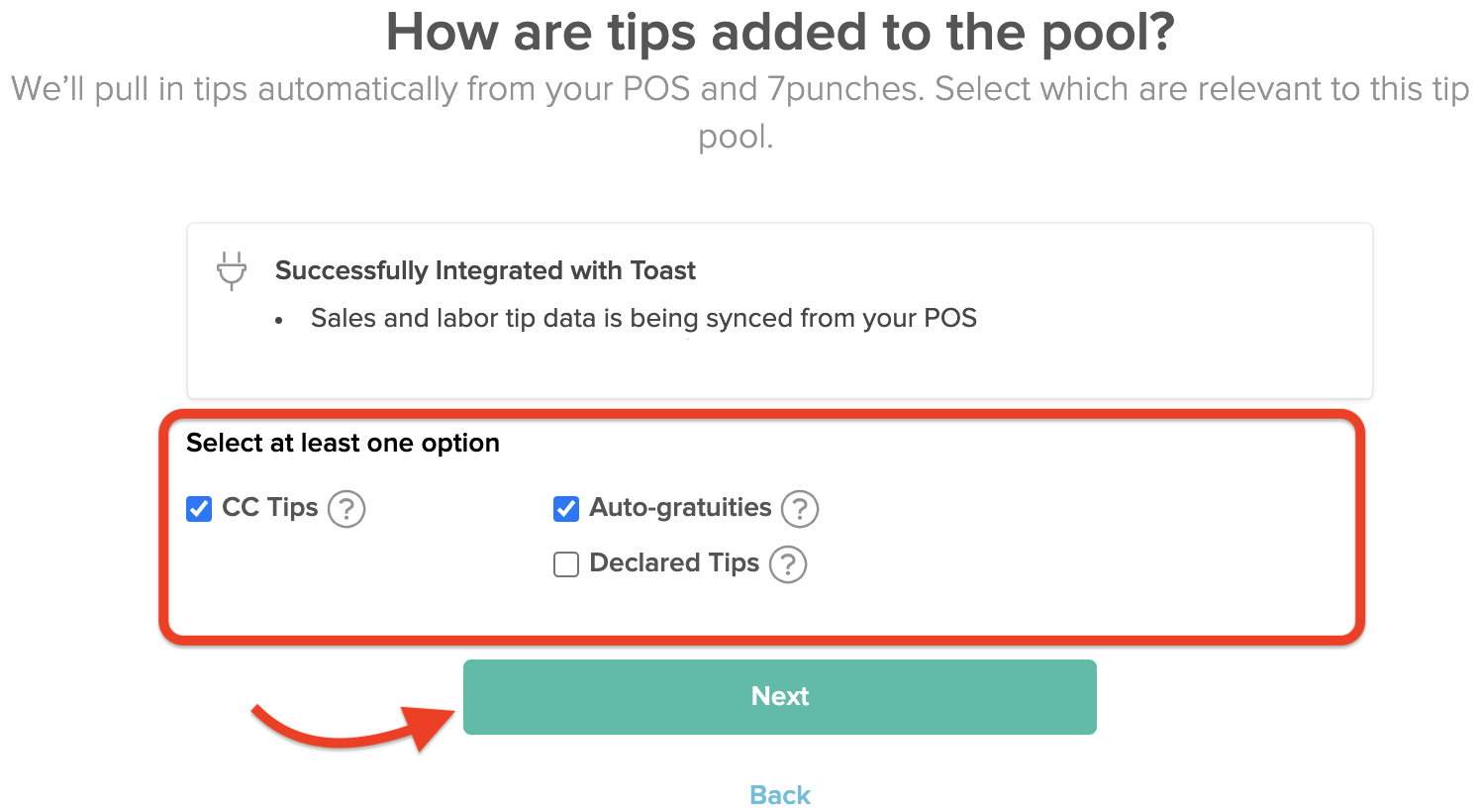 Tip Pooling for Toast POS – 7shifts