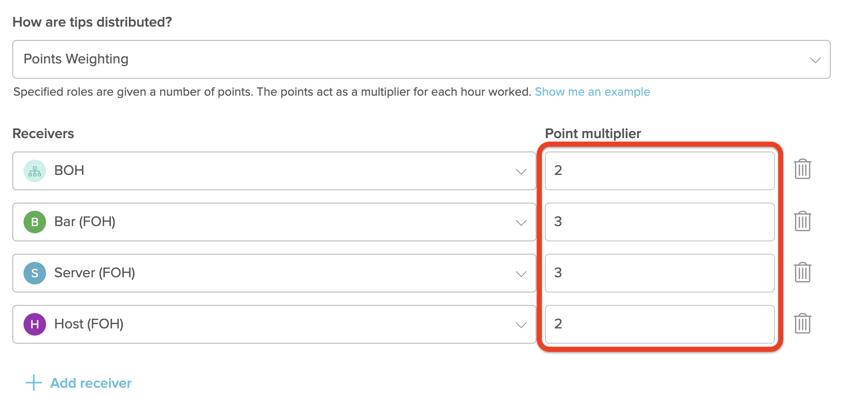 Tip Pooling with Manual Contribution – 7shifts