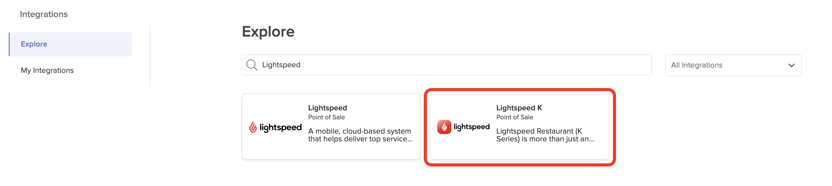 Lightspeed POS (K-Series) – 7shifts