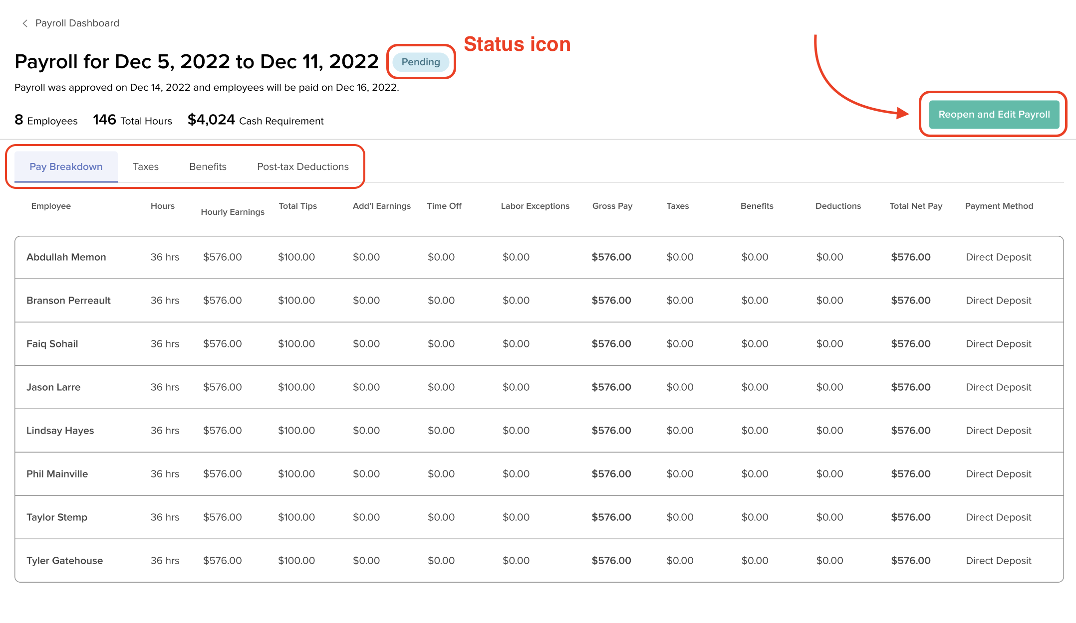 Run 7shifts Payroll – 7shifts