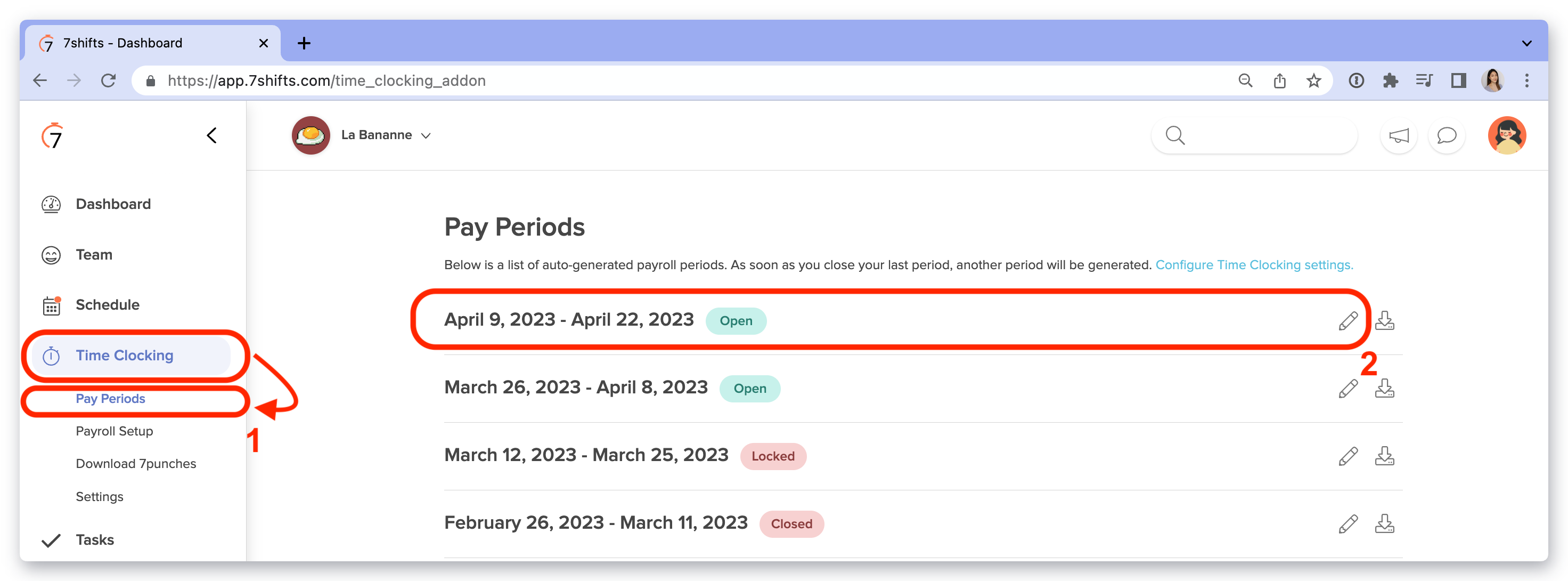 Edit POS Time Punches in 7shifts (3rd Party Punches) – 7shifts