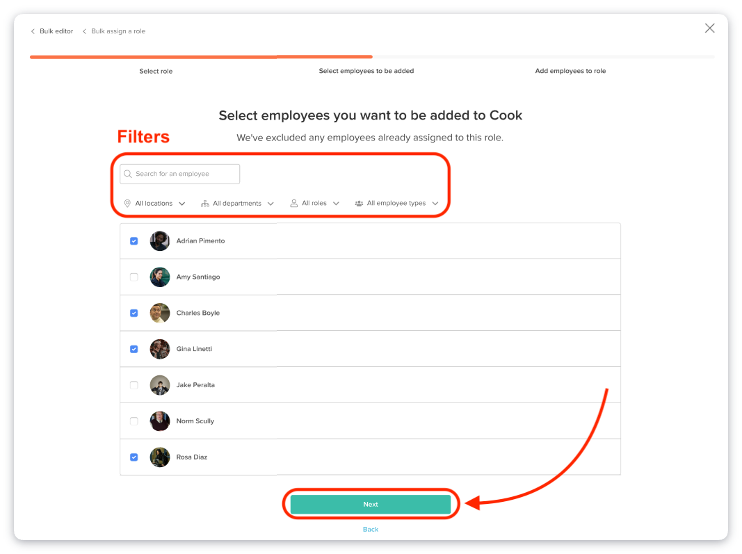 Use Employee Bulk Actions – 7shifts