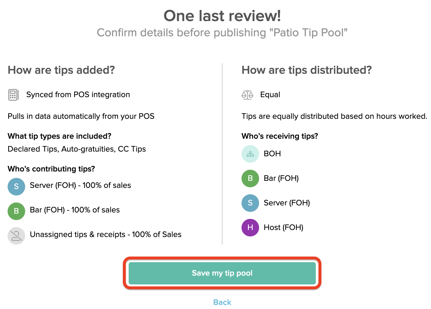 Tip Pooling for GoTab POS – 7shifts