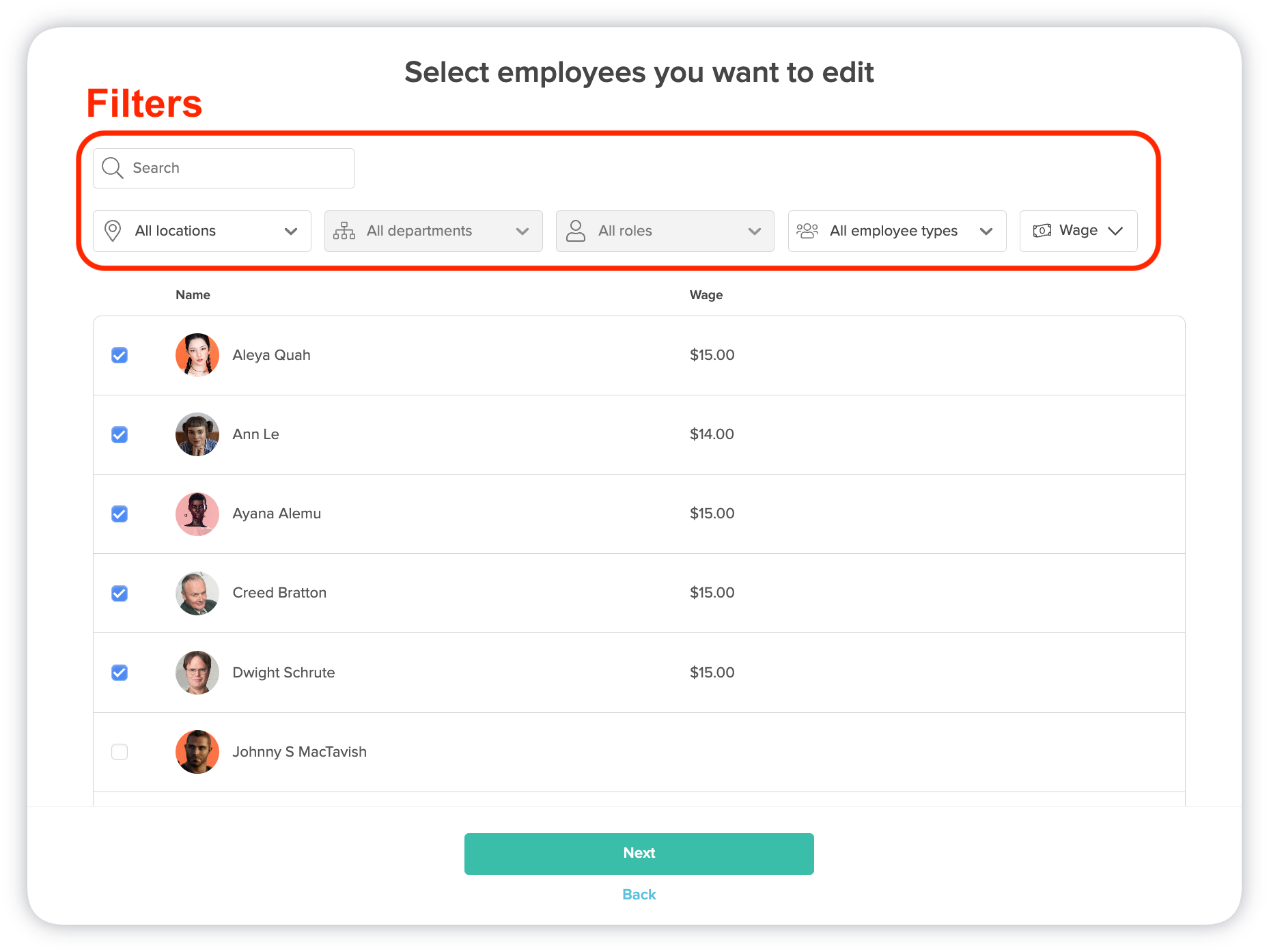 Use Employee Bulk Actions – 7shifts