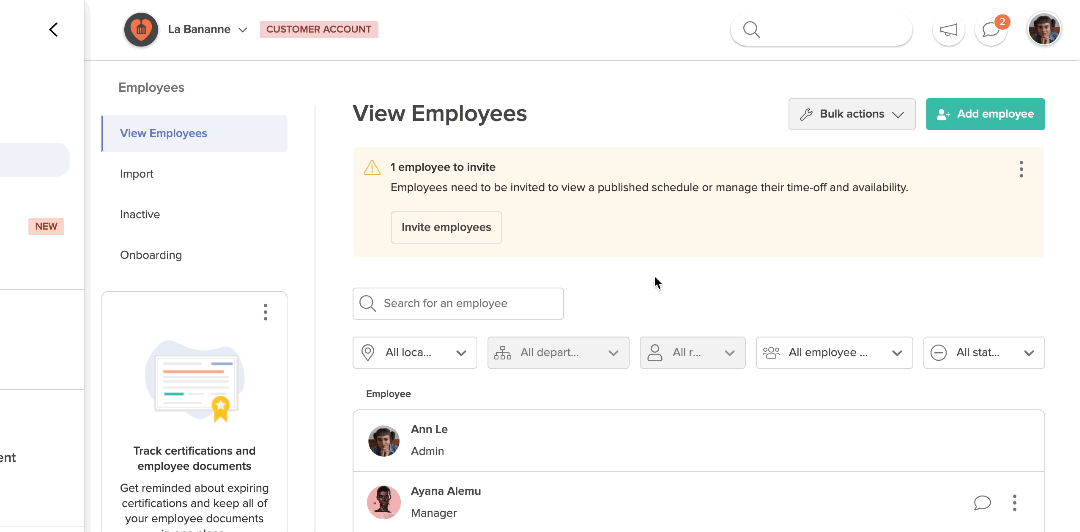 Inviting Employees to 7shifts – 7shifts