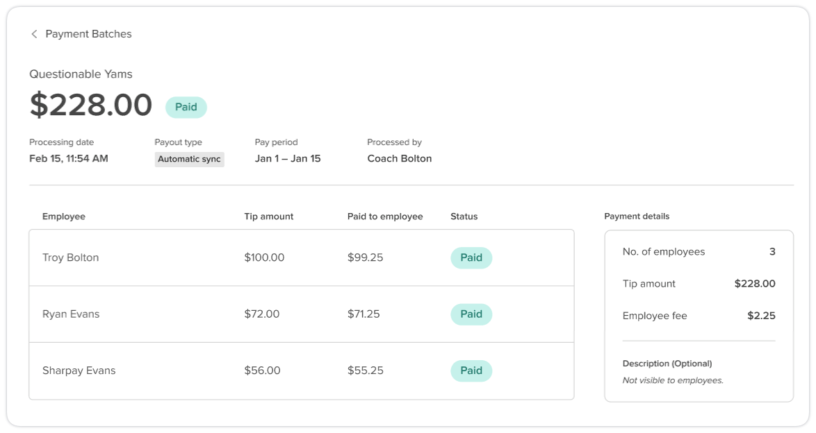 Track Your Tip Payouts Activity – 7shifts