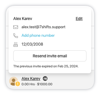 Inviting Employees to 7shifts – 7shifts