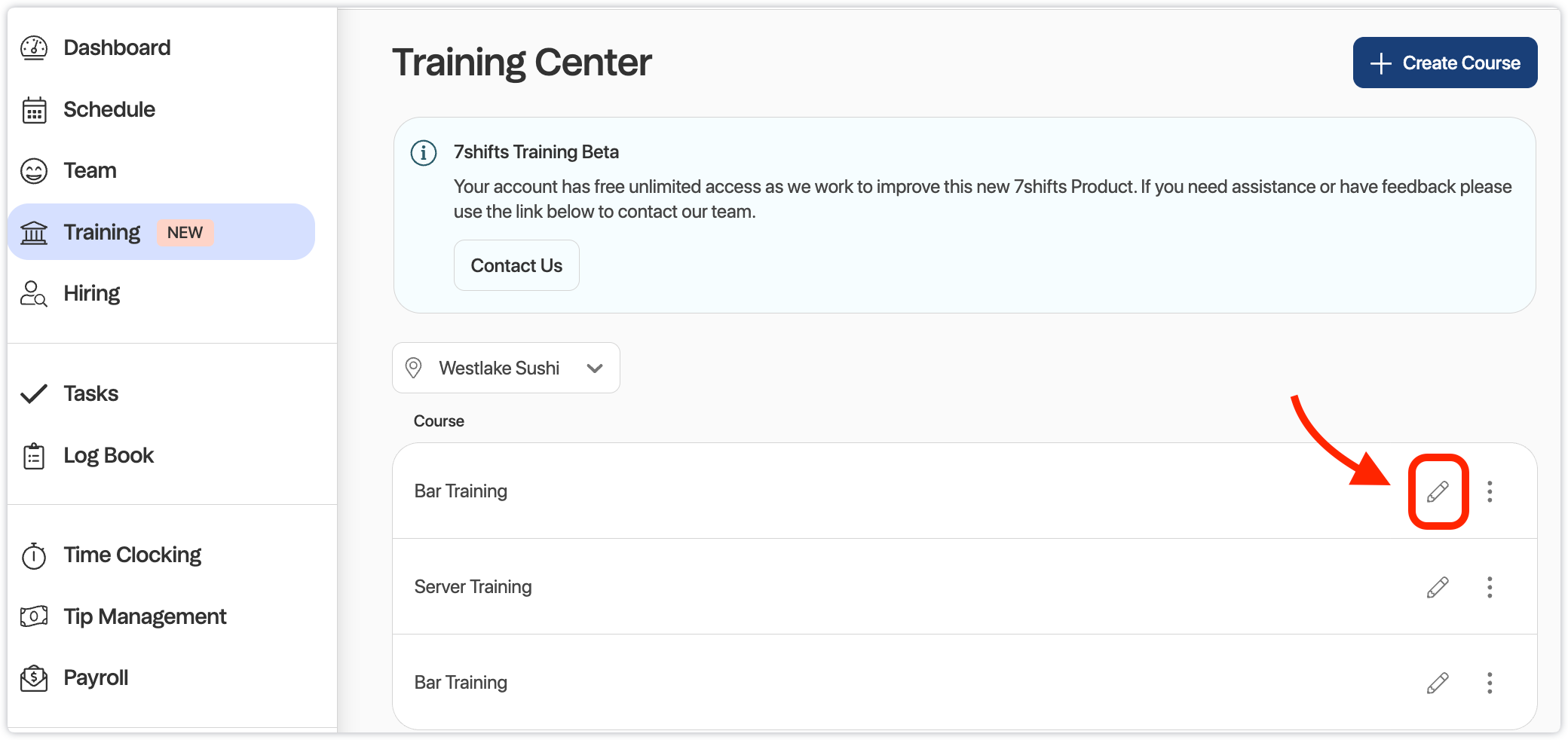 How to Create and Manage Training Courses in 7shifts – 7shifts
