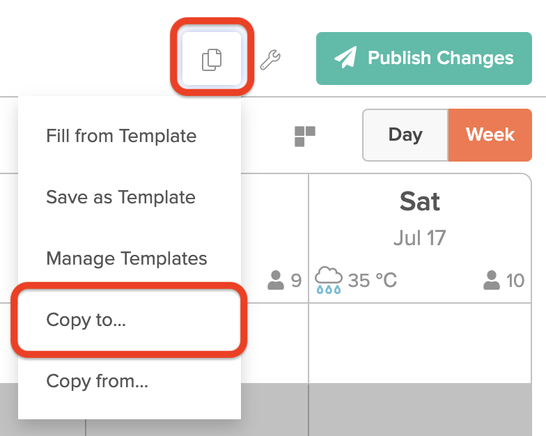 Copying a Schedule – 7shifts