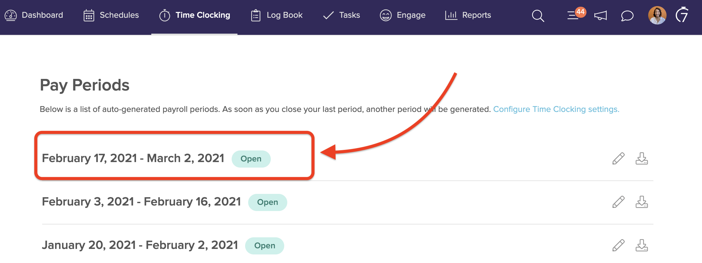 Syncing POS time clocking data – 7shifts
