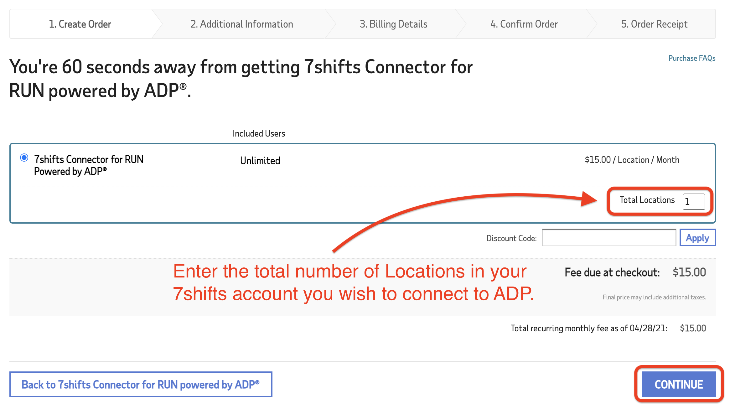 ADP Run (US) Integration – 7shifts