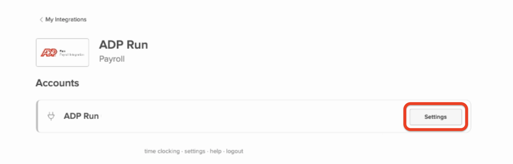 ADP Run (US) Integration – 7shifts