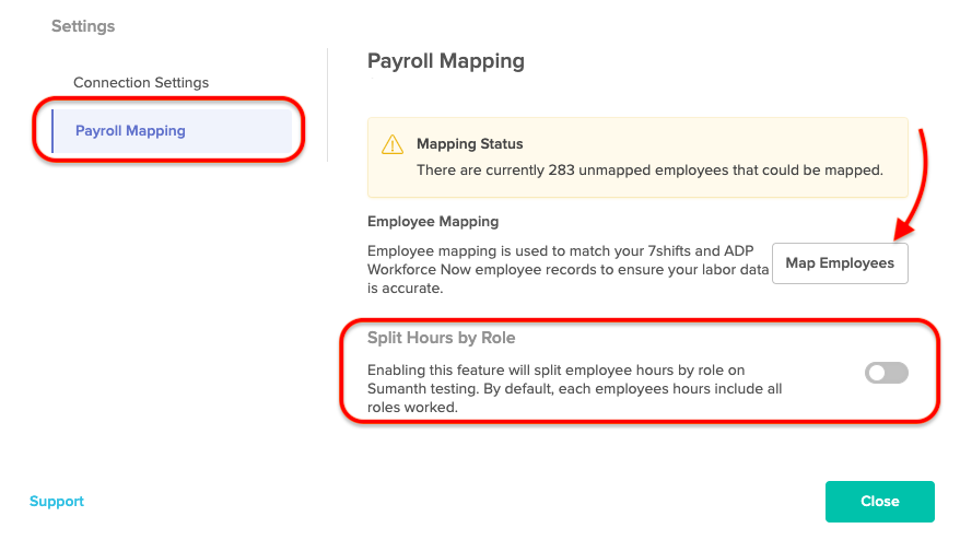 ADP Run (US) Integration – 7shifts