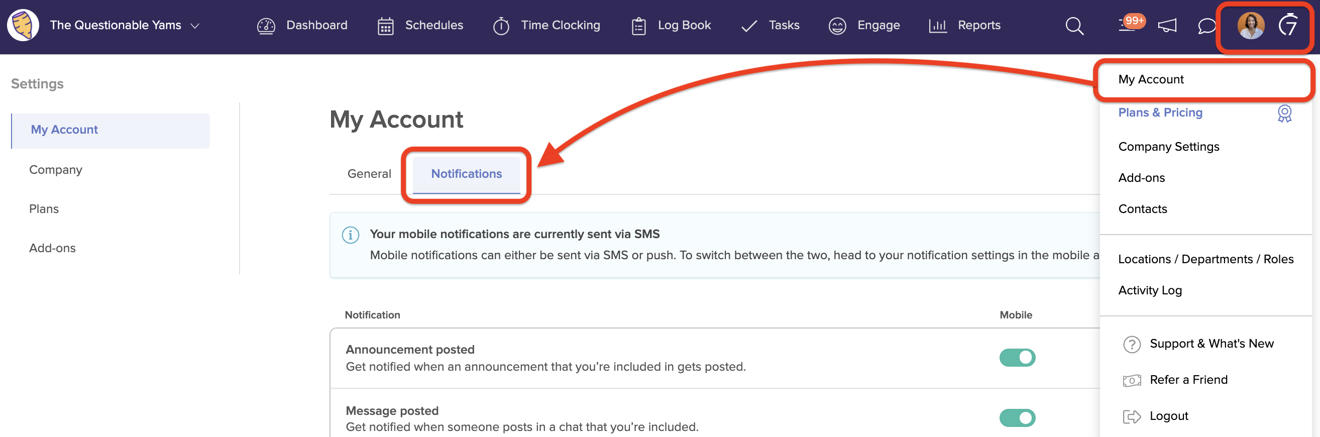 Alerts for Missing Punches – 7shifts