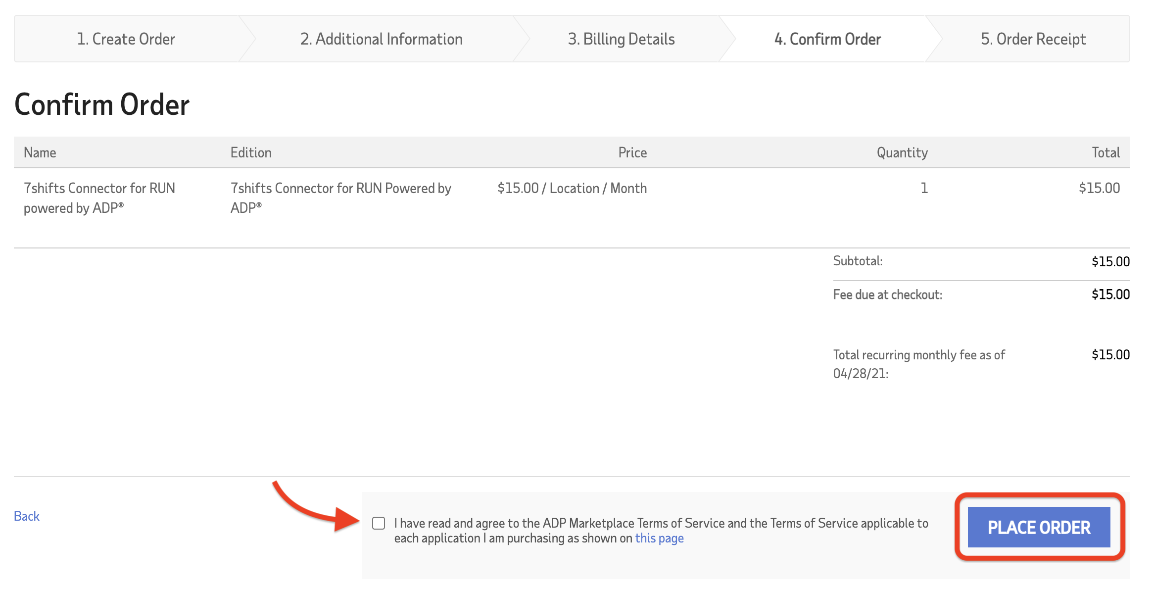ADP Run (US) Integration – 7shifts
