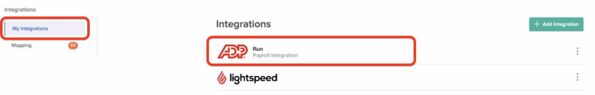 ADP Run (US) Integration – 7shifts