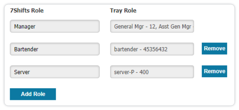 Tray POS – 7shifts